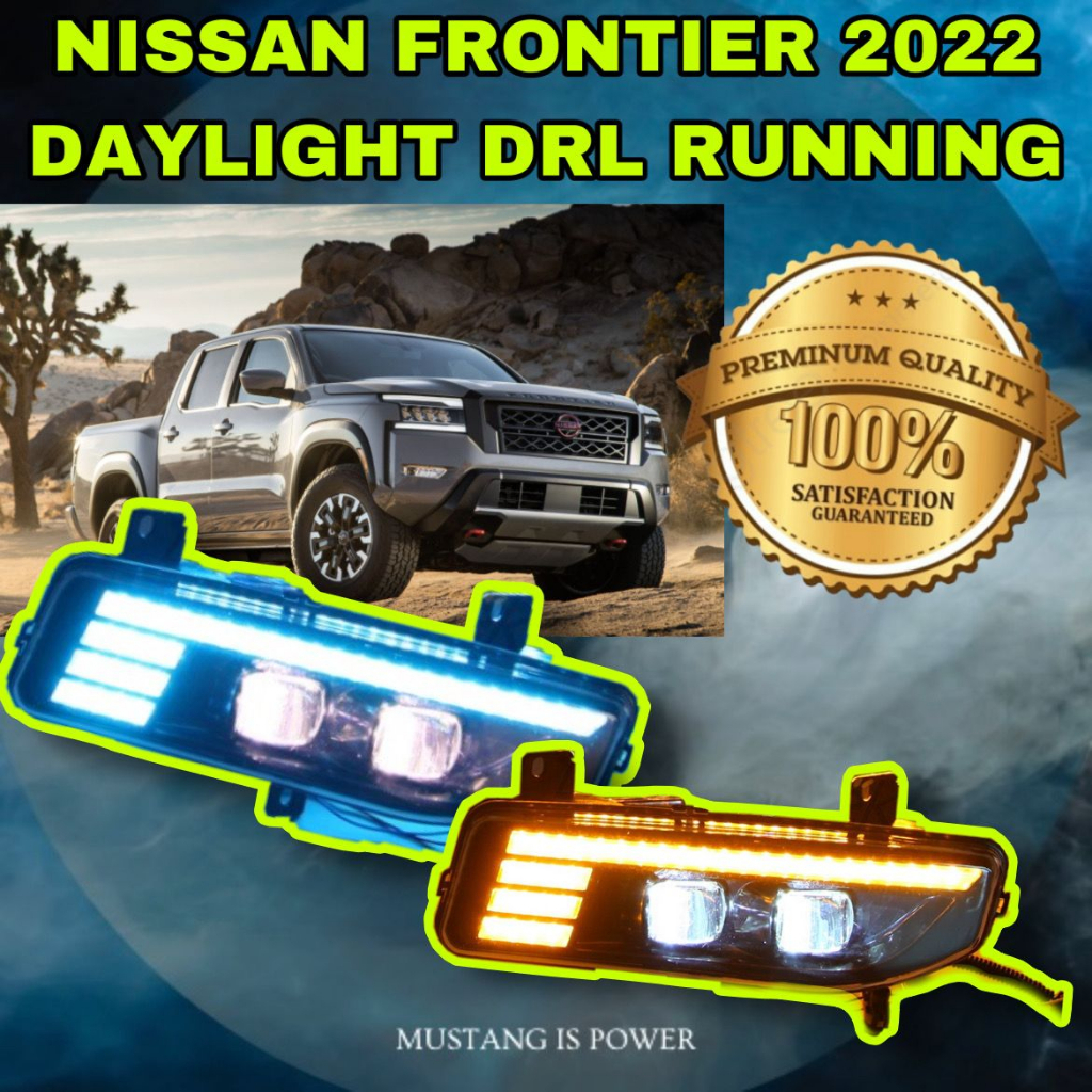 NISSAN FRONTIER 2022 DAYLIGHT DRL RUNNING LED FOG LAMP REFLECTOR SIGNAL ...