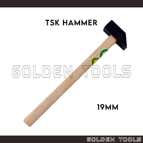 TSK 3/4'' 19mm Jeweler Steel Hammer With Wood Handle Tukul Besi Emas Perak Jewellery Casting ...