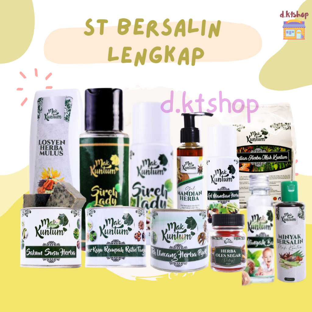 Set Bersalin Mak Kuntum / Set Pantang Mak Kuntum / Balm pilis / Sireh ...
