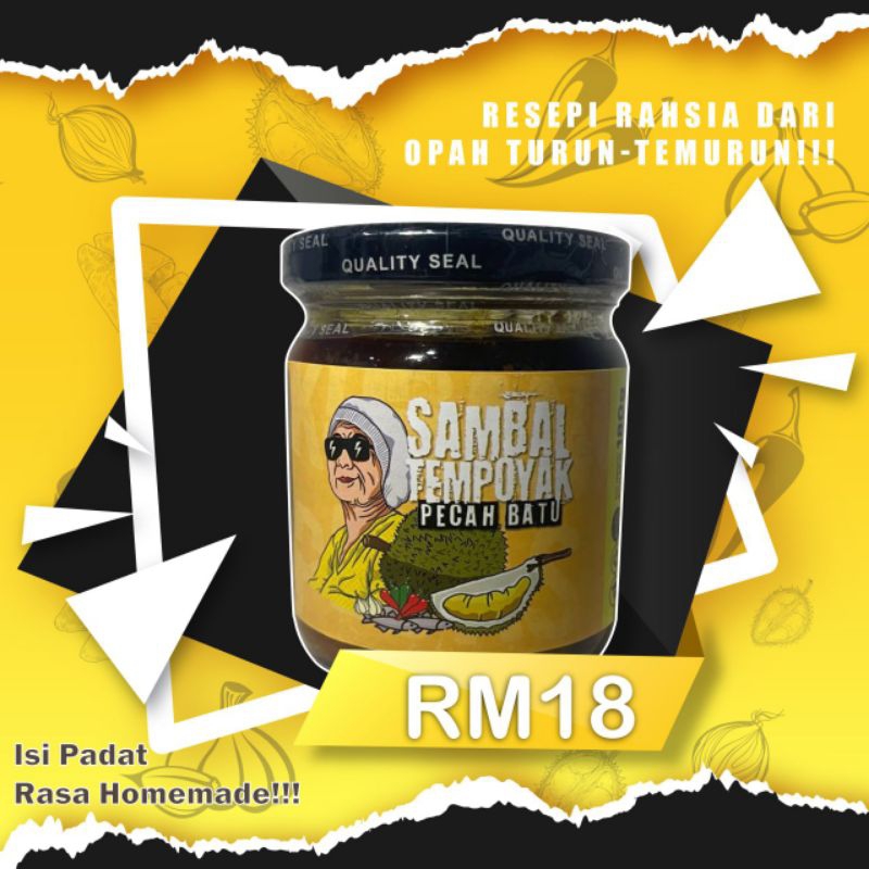 Sambal Tempoyak Pecah Batu by Masmira | Sambal Opah | Sambal Nyet ...