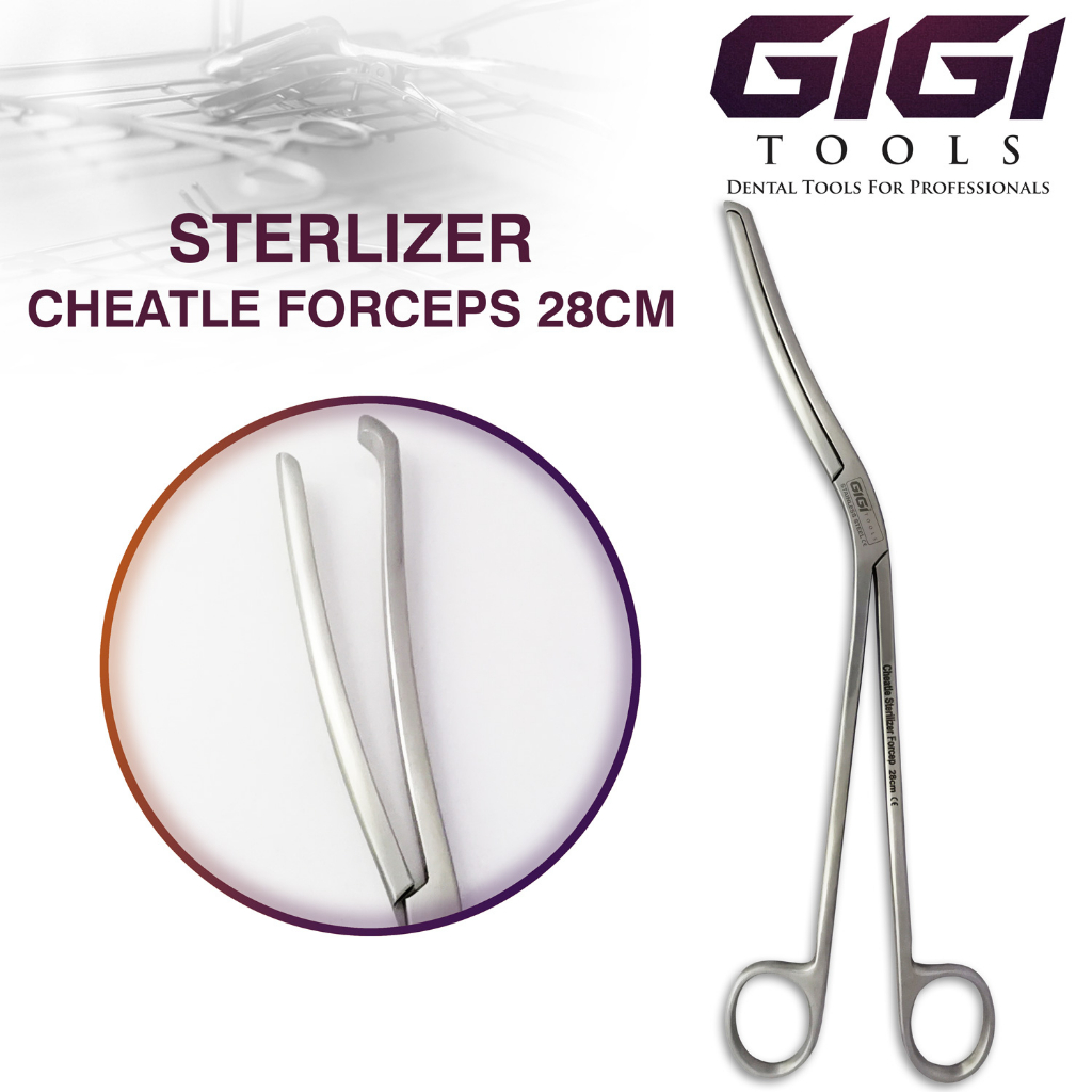 GIGI Tools Dental Cheatle Forceps Sterilizer 28cm Frocep Stainless ...