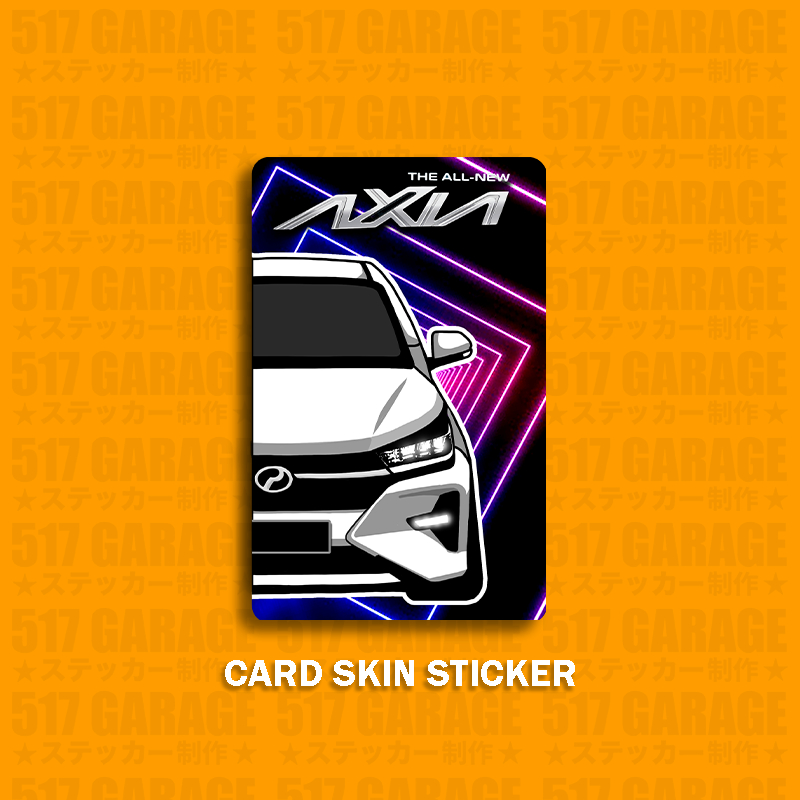 PERODUA AXIA 2023 - STICKER FOR ATM CARD,BANK CARD,T*G CARD,NFC CARD ...
