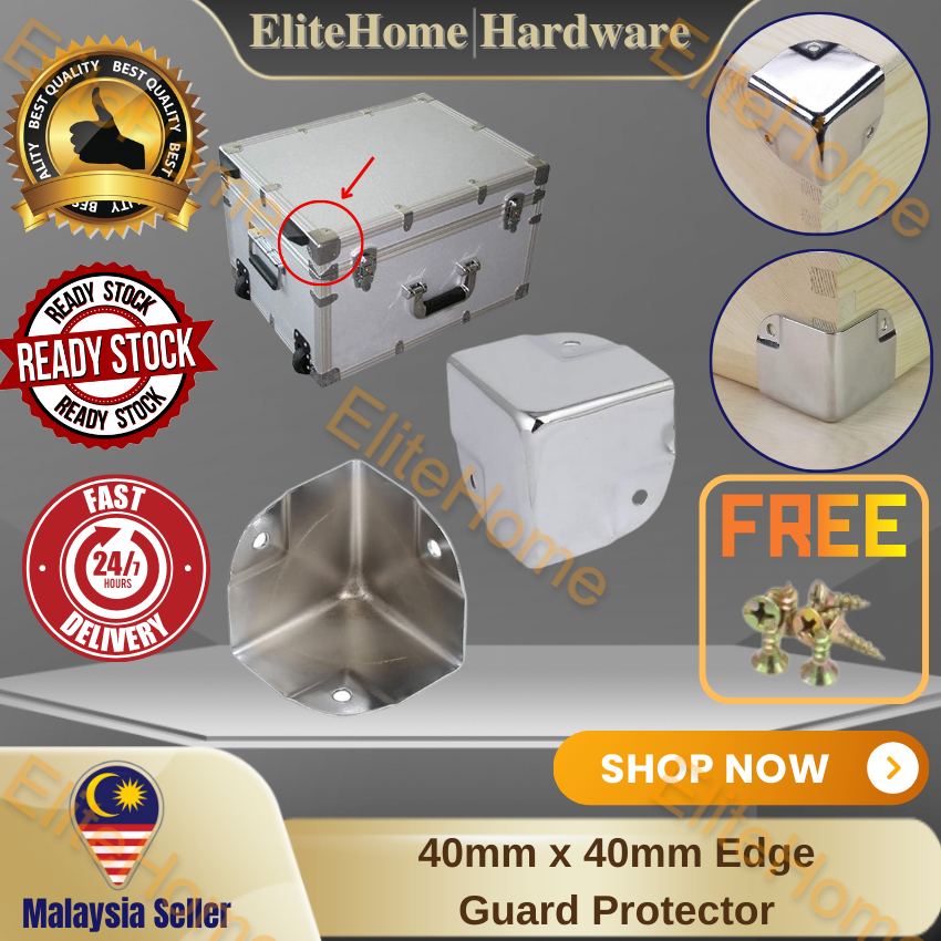 🔥BEST SELLER🔥 EliteHome (1 Pc) 40mm x 40mm Edge Guard Protector Wooden ...