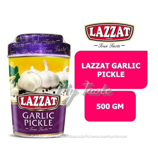 LAZZAT Garlic Pickle (Achar) / Jeruk / Acar Bawang Putih 500gm | Shopee ...