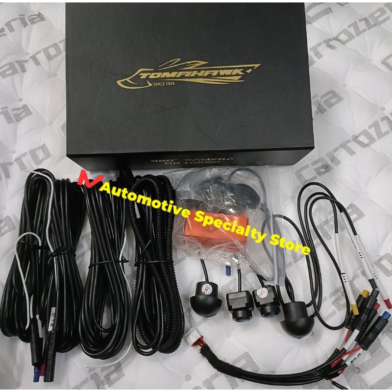 Tomahawk 360° CAR CAMERA WITH 3D VIEW AHD 1080 FOR ANDROID PLAYER ...