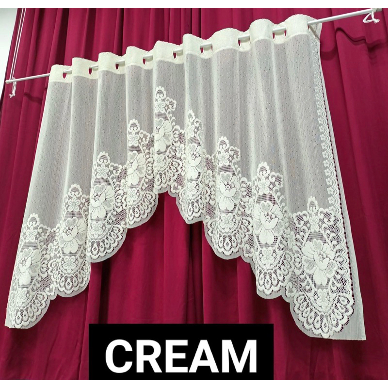 LANGSIR LACE SEPARUH PINTU/TINGKAP (60”x39”) | Shopee Malaysia