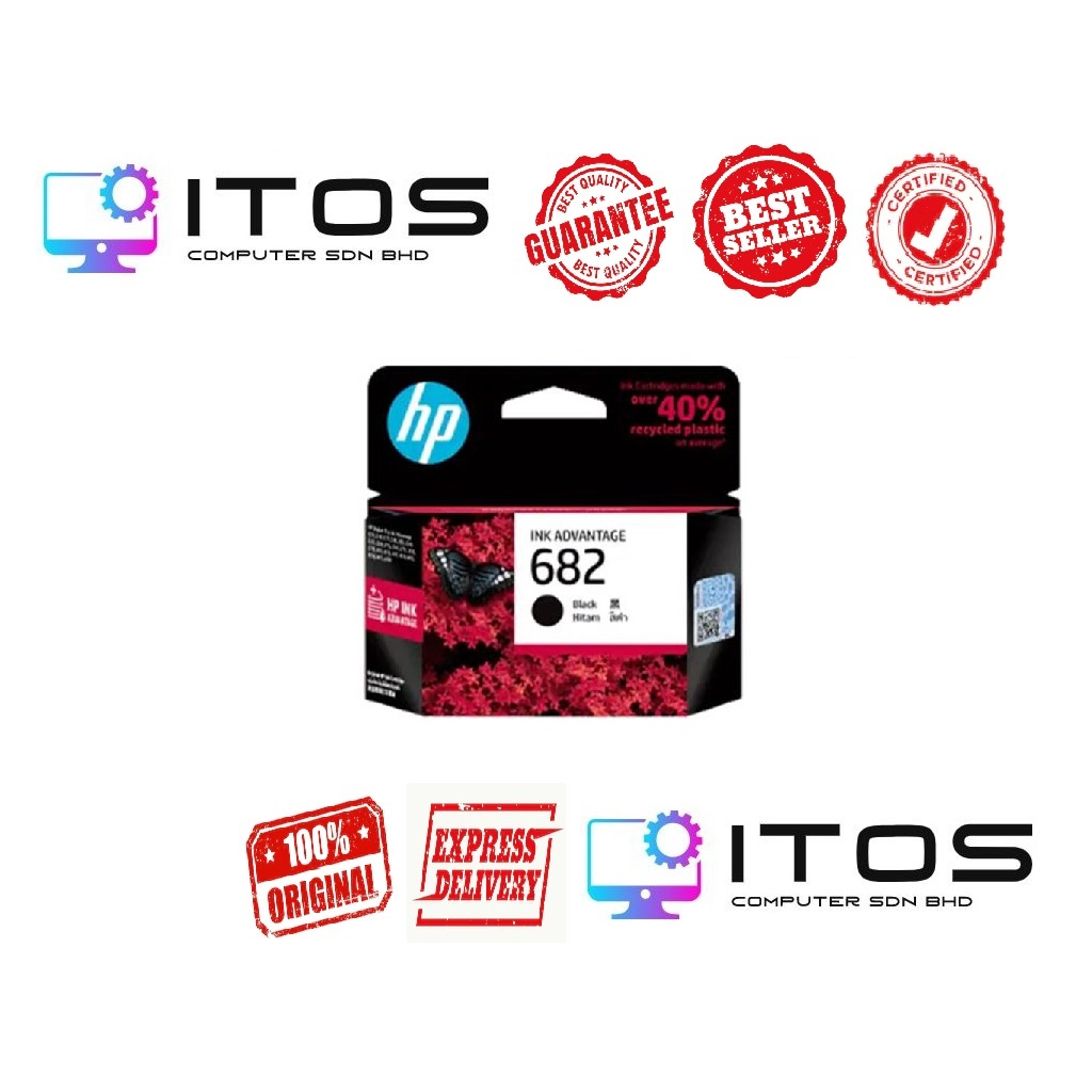 HP 682 Original Black + Tri-Colour Cartridge | Shopee Malaysia