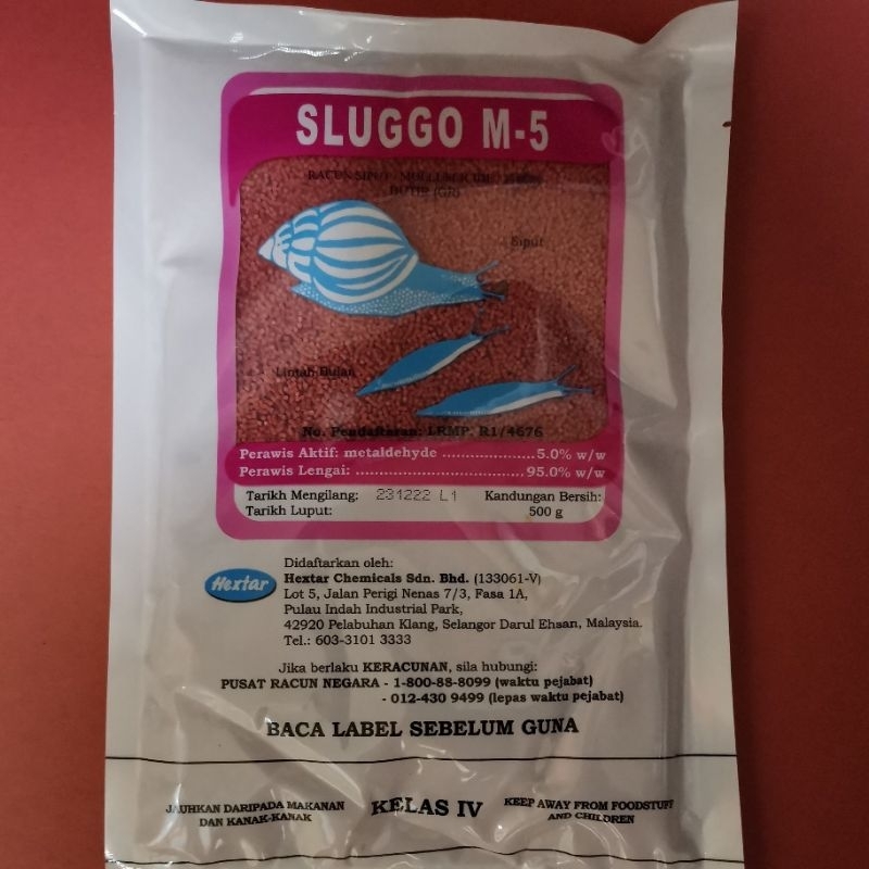HEXTAR SLUGGO M-5 RACUN SIPUT 500gram | Shopee Malaysia