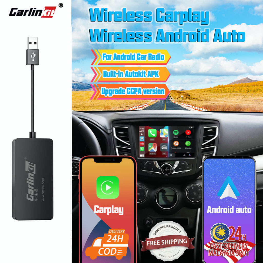 carlinkit 3.0 wireless carplay dongle android auto USB Smart ...