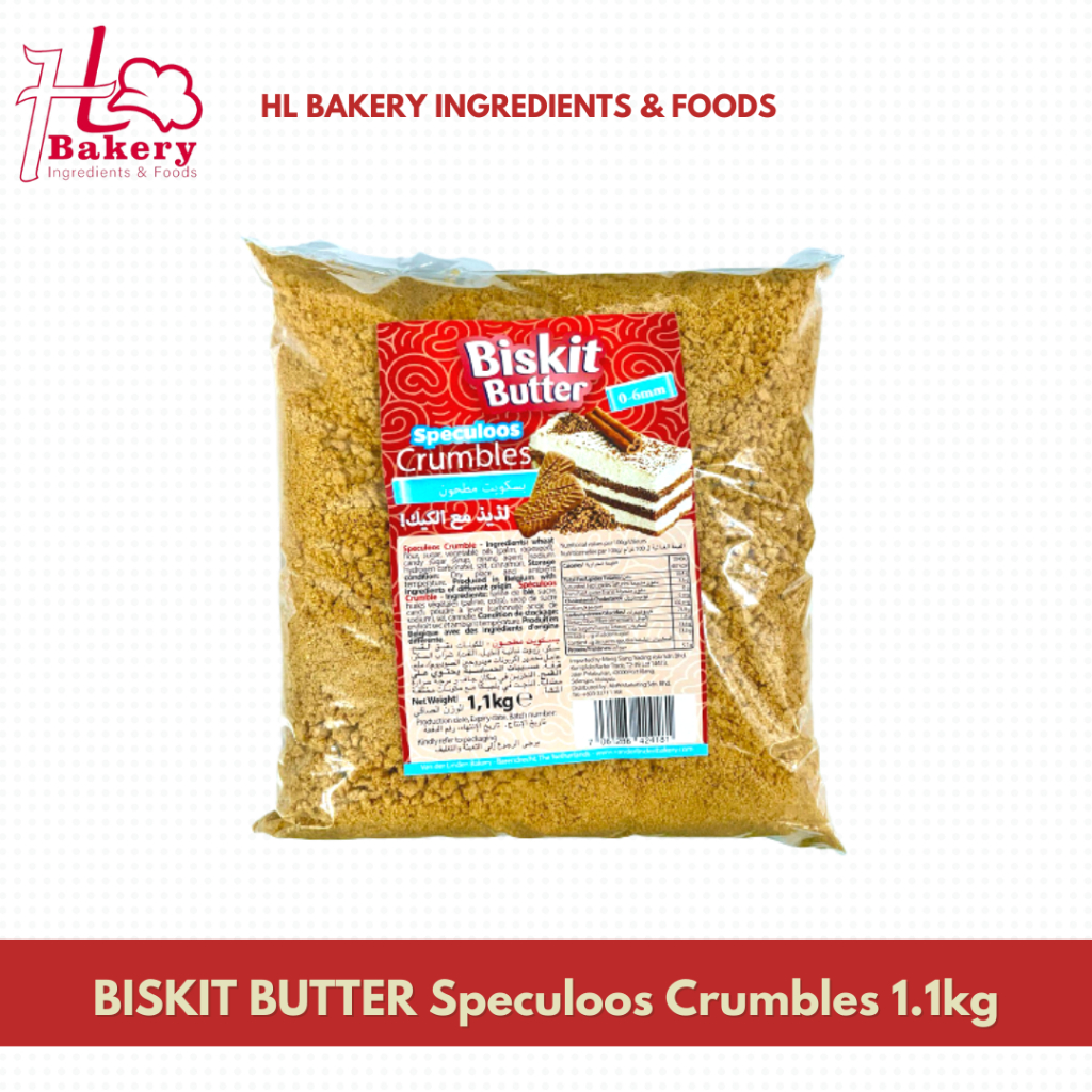 Biskit Butter Speculoos Crumbles 1.1kg | Shopee Malaysia