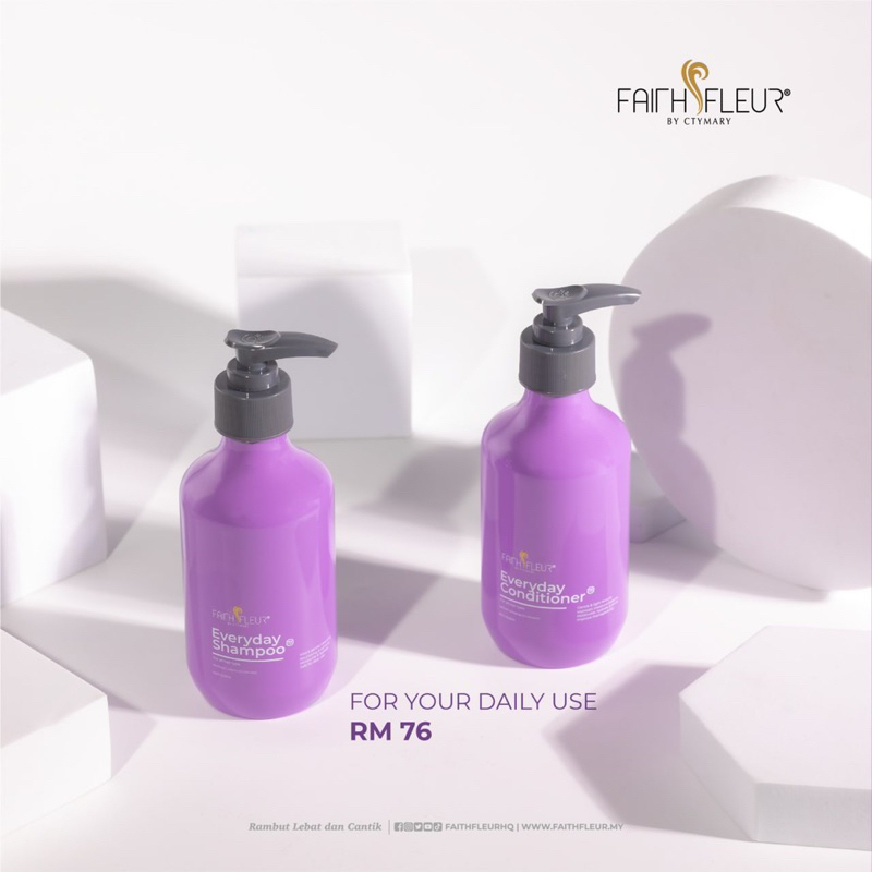 EVERYDAY SHAMPOO FAITH FLEUR | Shopee Malaysia