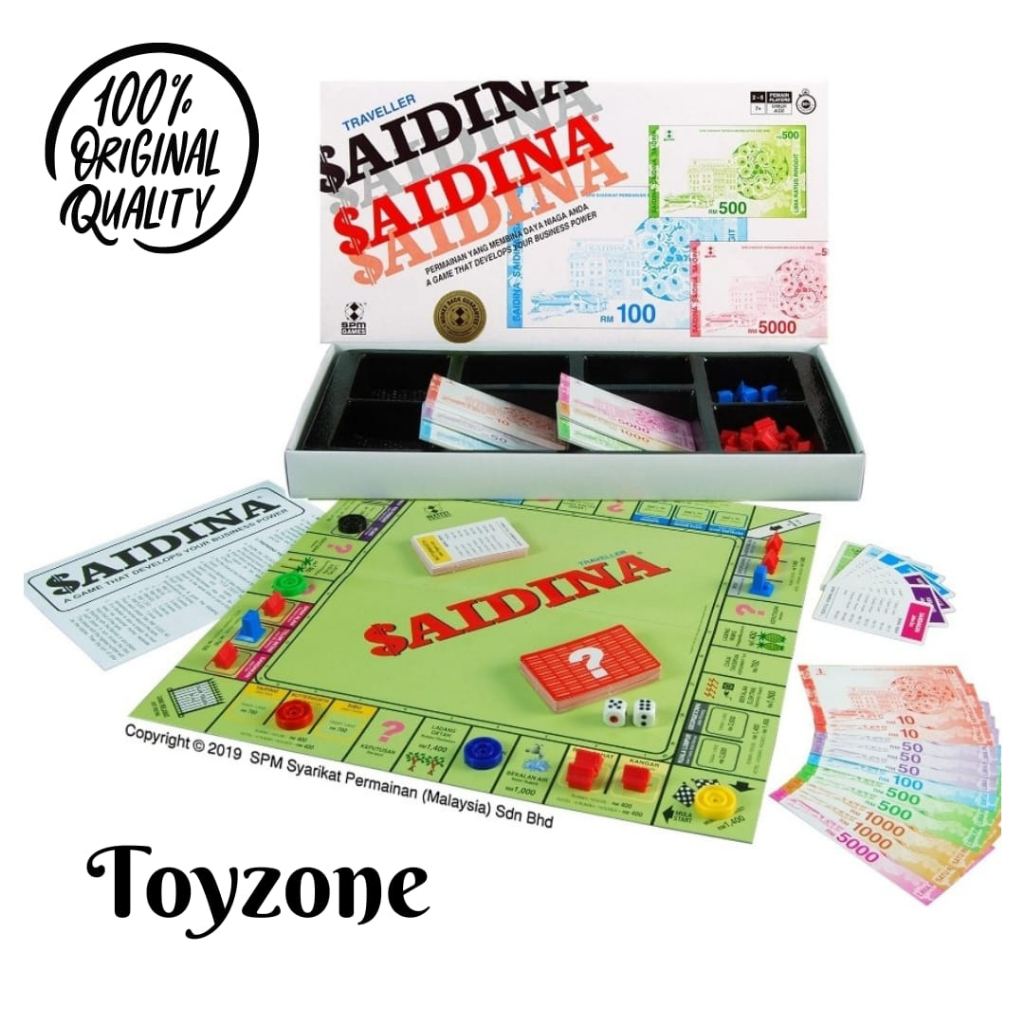 SPM Saidina Traveller Board Game / Permainan Saidina SPM - Dual ...