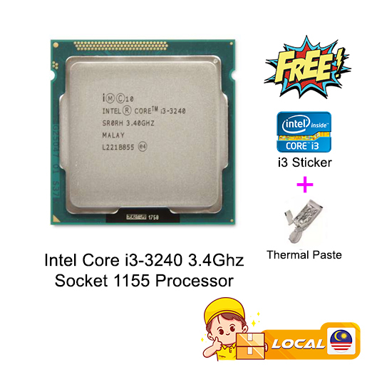 Intel Core i3-3240 3.4Ghz CPU Processor LGA1155 3rd Gen 22nm ...