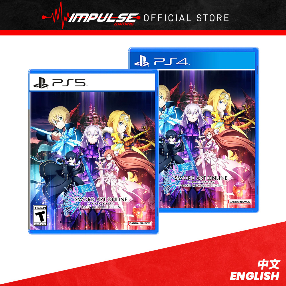 PS4/PS5 Sword Art Online: Last Recollection Chi/Eng Version 刀劍神域異絆集結 ...