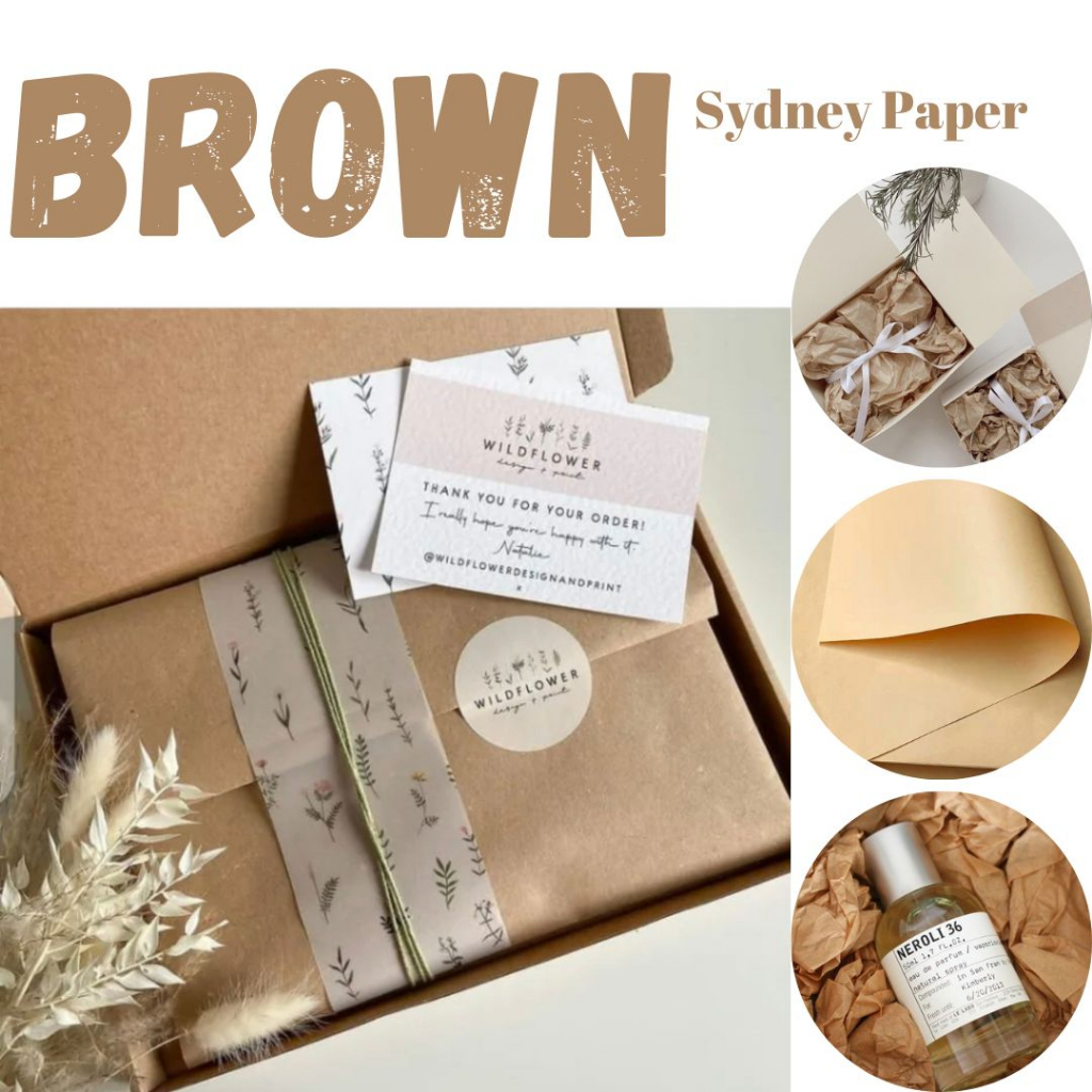 Brown Kraft Sydney Paper (100pcs) Gift Wrapping Craft Kraft Paper ...