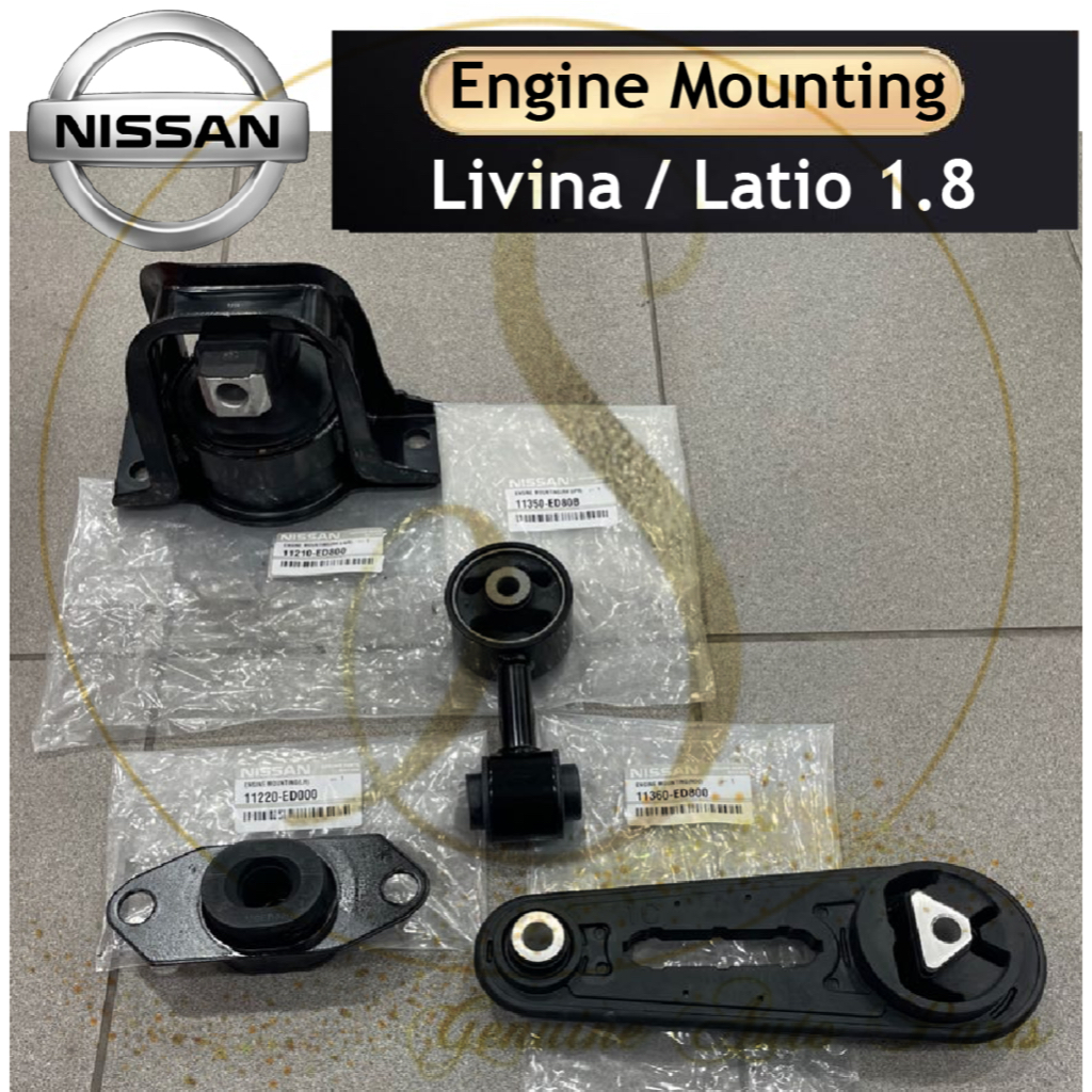 (100% ORIGINAL JAPAN) NISSAN GRAND LIVINA LATIO 1.8 ENGINE MOUNTING ...