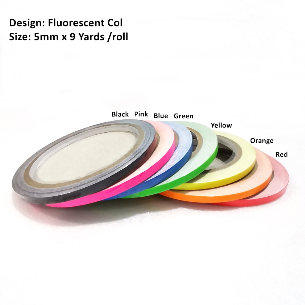 5mm PVC Lining Tape Fluorescent PVC Border Tape | Lining Sticker ...