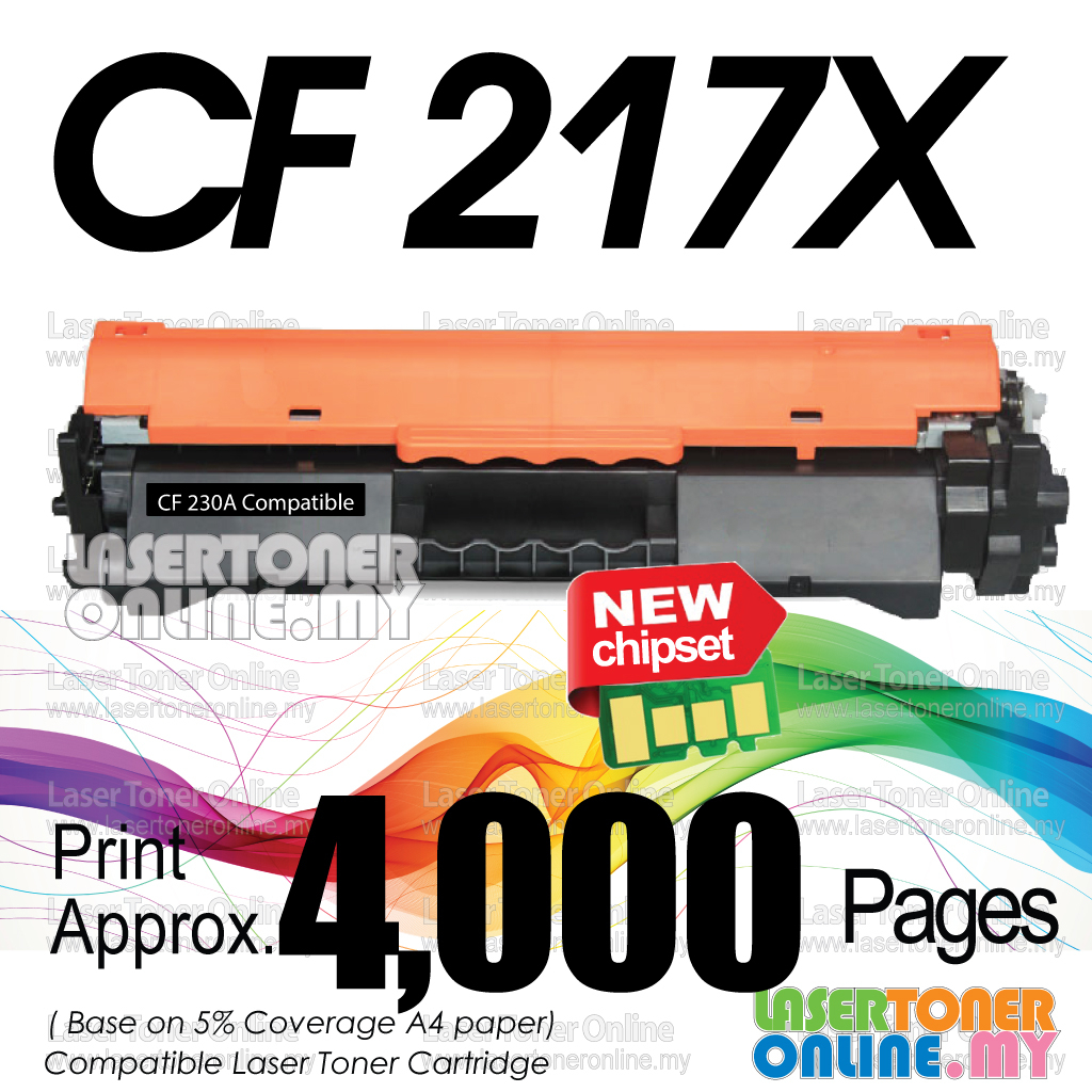 CF217A HP17A CF217X Compatible Toner Cartridge HP LaserJet Pro M102 ...