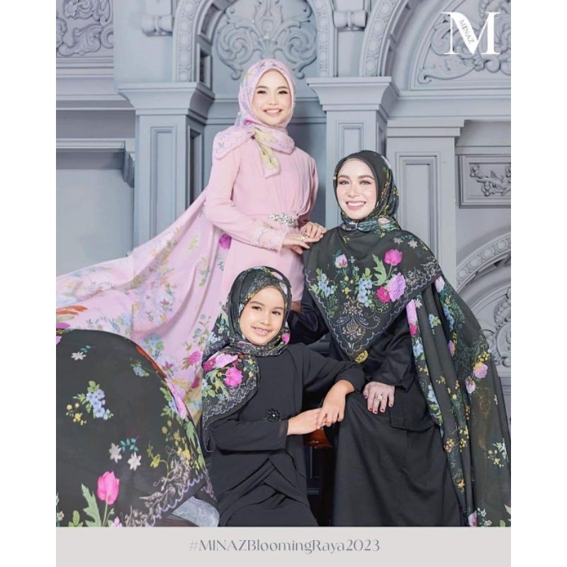 Clearance Minaz Hijab Blooming Raya 2023 | Shopee Malaysia