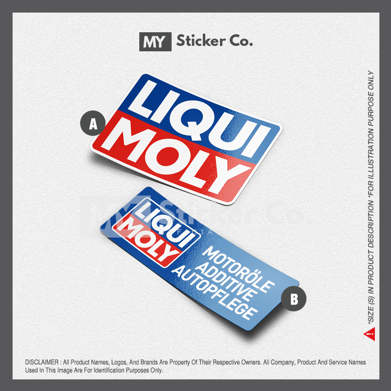 Sticker - Liqui Moly | Shopee Malaysia