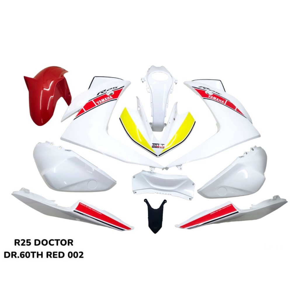 COVERSET YAMAHA R25 R3 60TH ANNIVERSARY FACTORY RACING KENNY ROBERT ...
