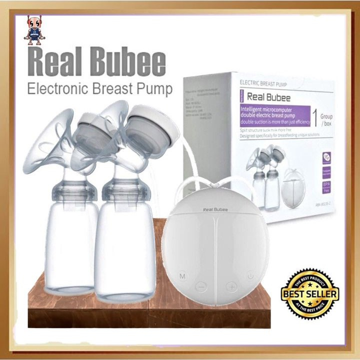 Original Real Bubee Double Electric Breast Pump Breastfeeding Double ...