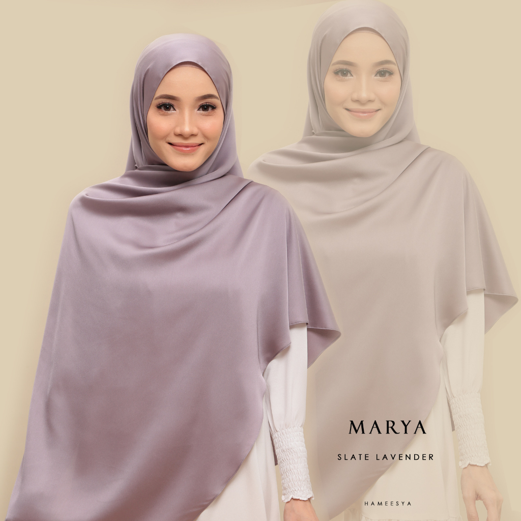 BShawl Satin Shawl Butterfly Labuh Marya Wide Shawl Satin Labuh ...