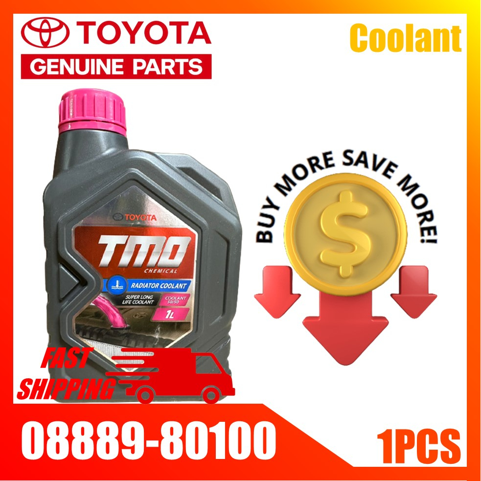 Genuine Toyota TMO Super Long Life Radiator Coolant 1L Pre-Mixed ( 50/ ...