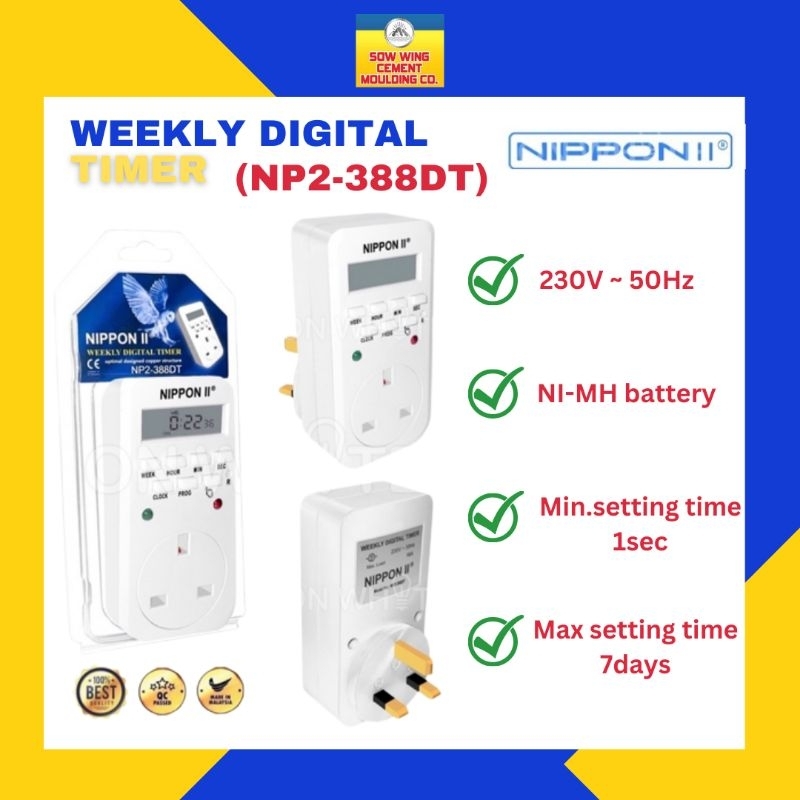 Minlite 24hr Segment Timeswitch 1120 Lo Shopee Malaysia