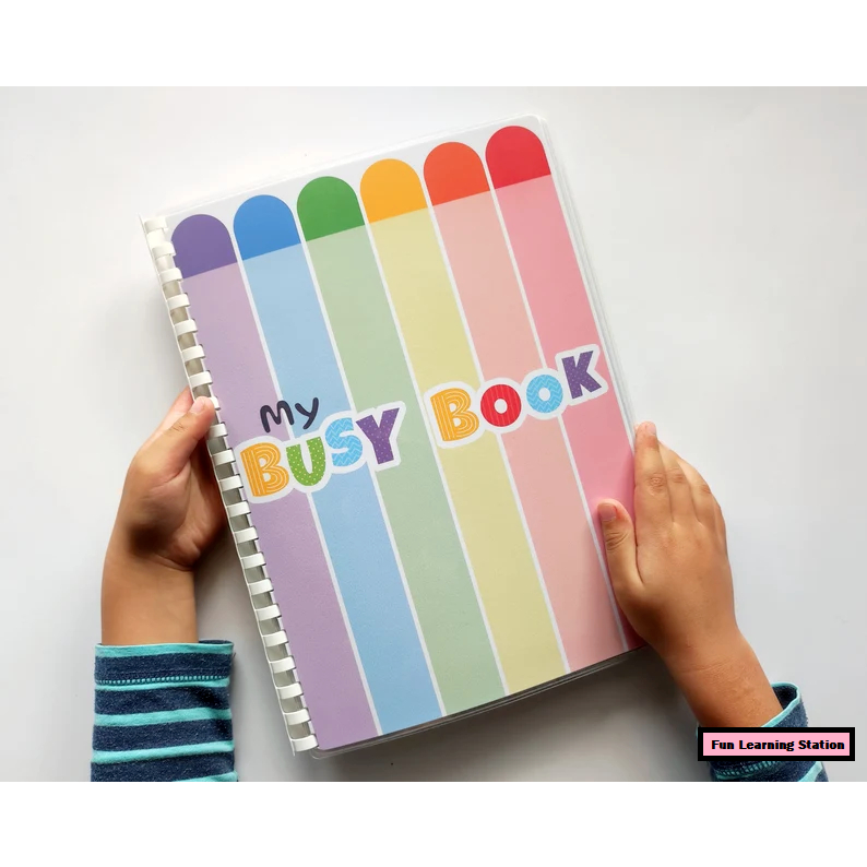 489- (PDF) My first busy book for Toddlers I Preschool learning binder ...