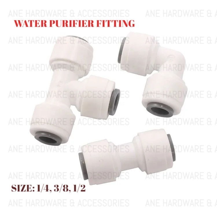 Water Filter Connector Water Purifier Fitting RO Water Fitting 1/4" 3/8 ...