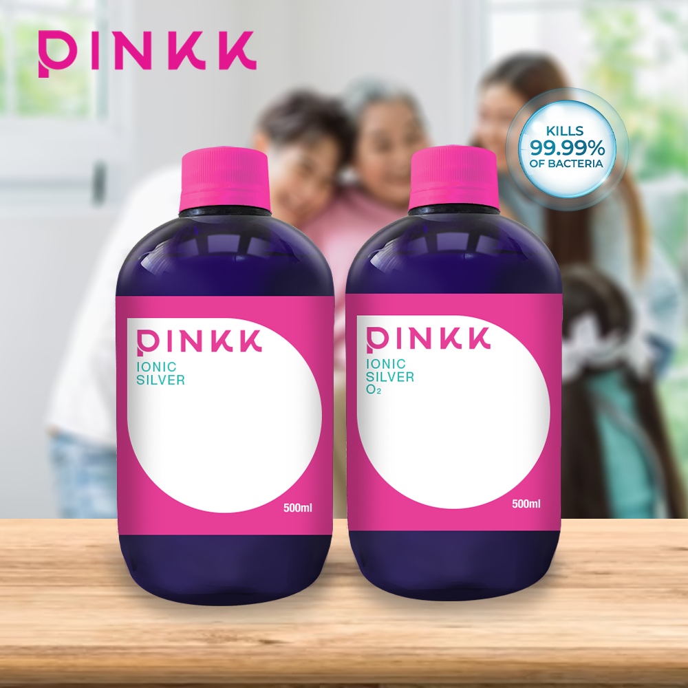 [Cheapest] Pinkk Ionic Silver (500ml) | Pinkk Ionic Silver O₂ (500ml) | HydroCell, Silver Ion ...