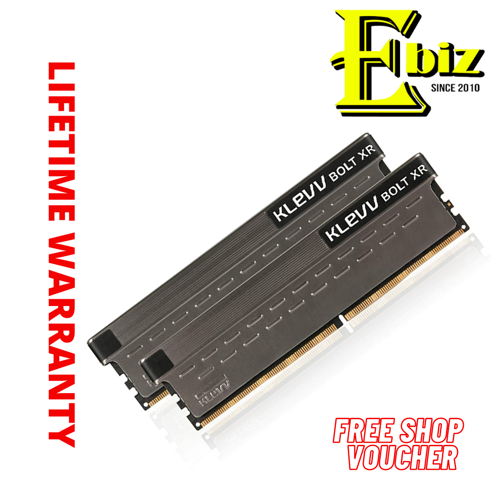KLEVV BOLT XR 16GB DDR4 3600mhz | 4000mhz Gaming Desktop Ram | 8GB X 2 ... KLEVV BOLT XR 16GB DDR4 3600mhz | 4000mhz Gaming Desktop Ram | 8GB X 2 ...
