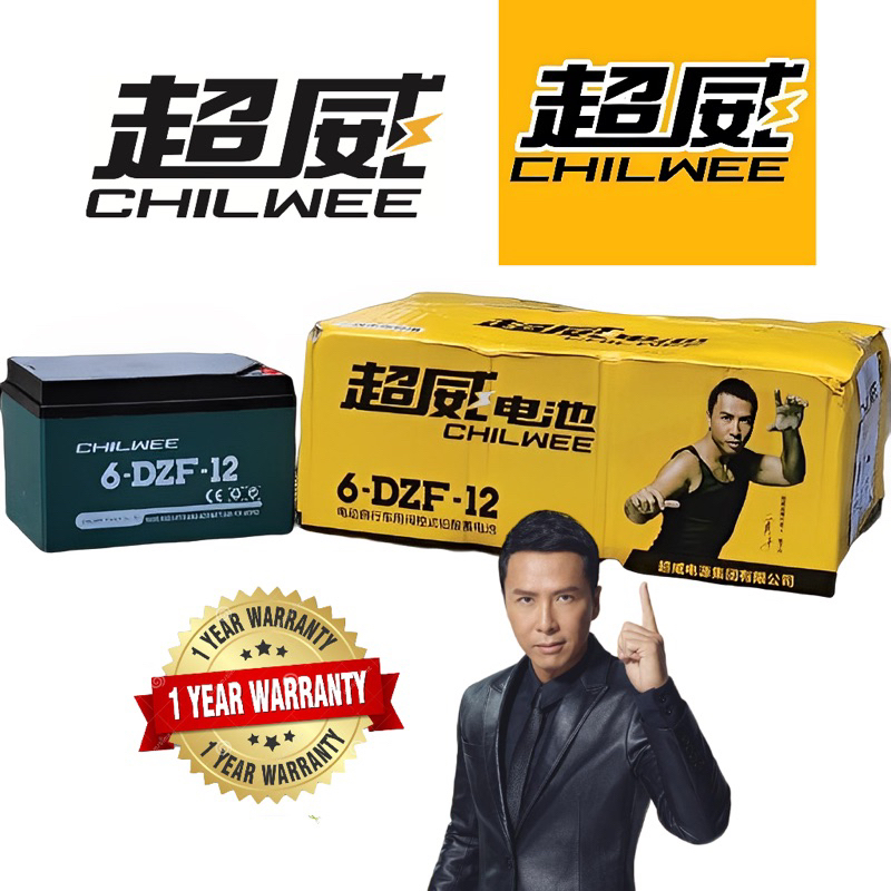 CHILWEE/TIAN NENG 6-DZF-12 SUITABLE FOR E-BIKE, ELECTRIC MOTORCYCLE AND SCOOTER BATTERIES ...