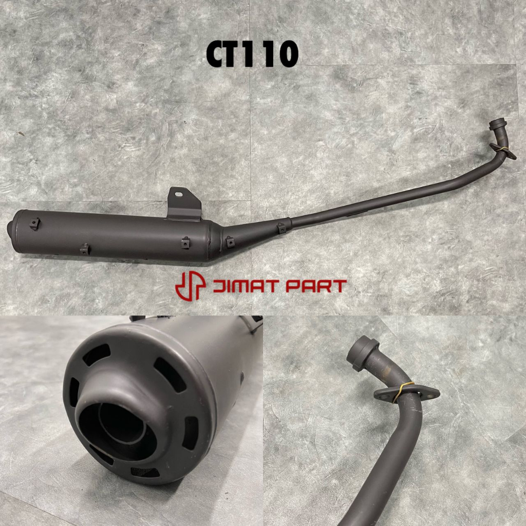 MODENAS CT110 CT 110 EXHAUST PIPE STANDARD MUFFLER EKZOS | Shopee Malaysia