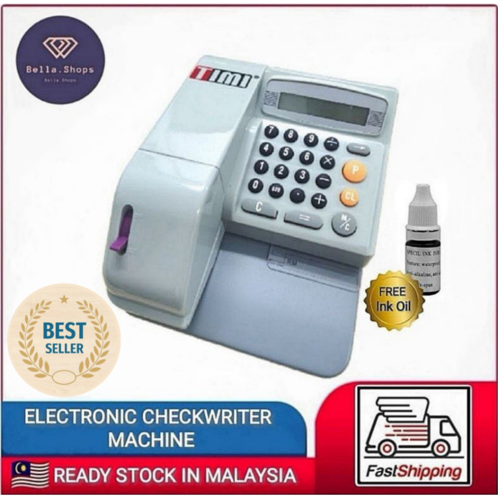 Electronic Checkwriter Machine EC-100 / Cheque Writer Machine 14 Digits ...