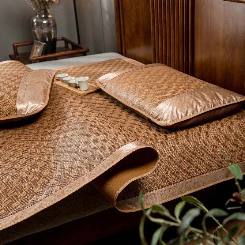 Summer Cool Rattan Mat Tikar Rotan Tikar buluh Cooling Mat Three Piece ...