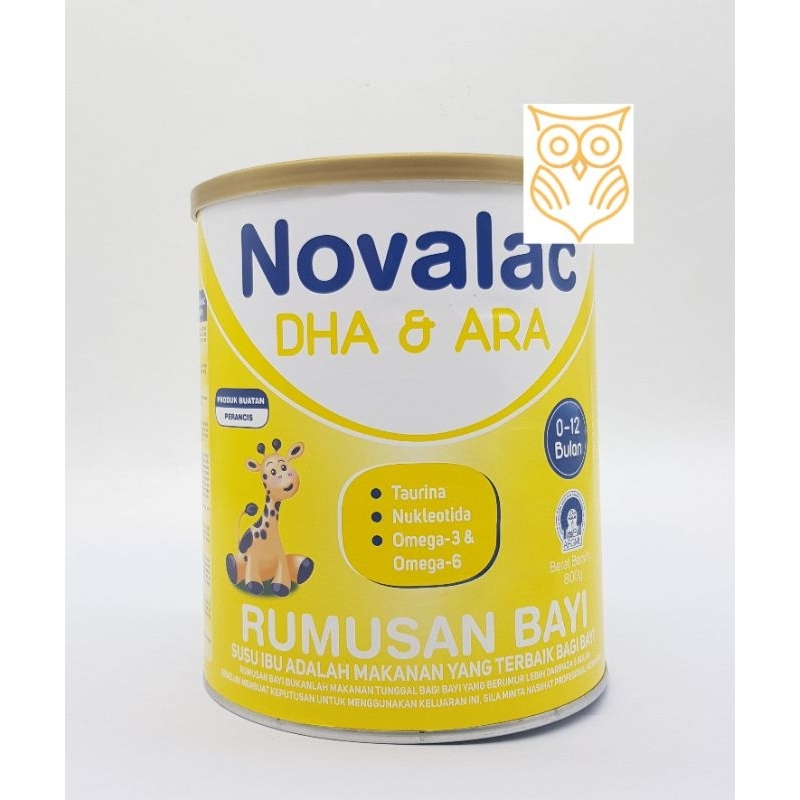 Novalac DHA & ARA Rumusan Bayi 800g (0-12 Bulan) | Shopee Malaysia