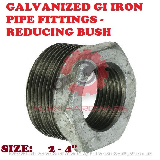 [READY STOCKS] 2" - 4" GI REDUCING BUSH / GALVANISED IRON BUSHING BUSH ...