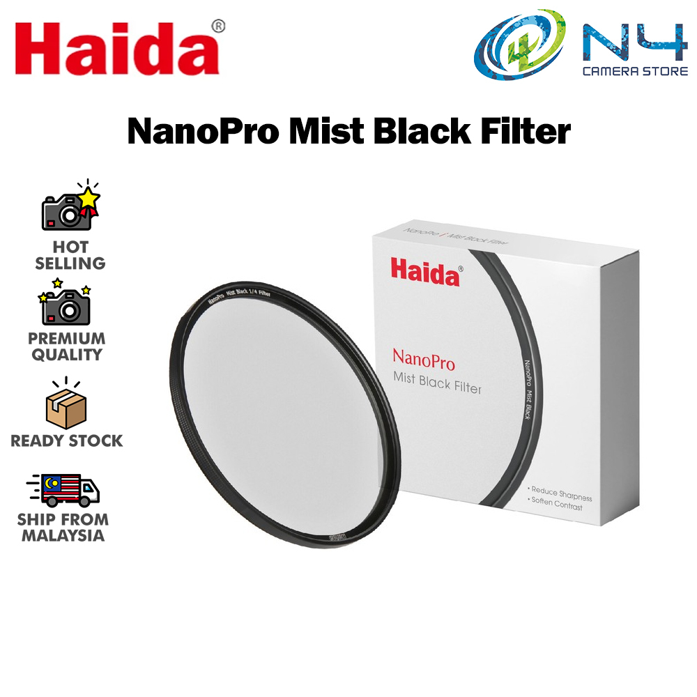Haida NanoPro Mist Black 1/4 Video camera portrait hazy soft focus ...