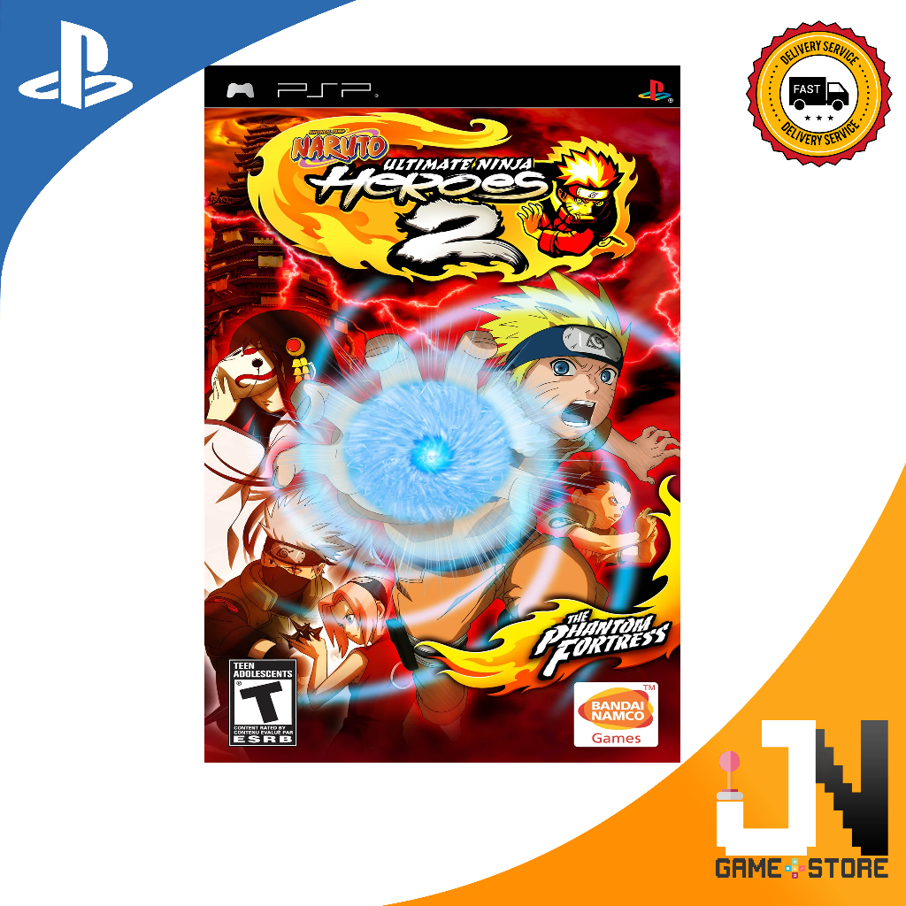 PSP UMD Naruto Ultimate Ninja Heroes 2 The Phantom Fortress (R1 ...