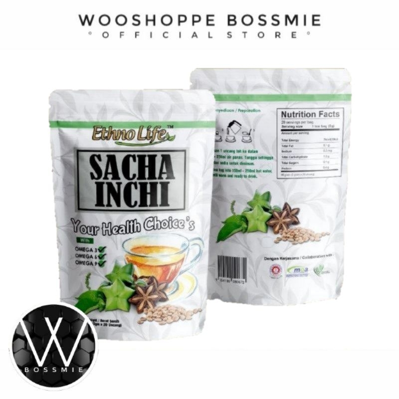 𝙒𝙊𝙊𝙎𝙃𝙊𝙋𝙋𝙀 TEH SACHA INCHI 20 UNCANG | Shopee Malaysia