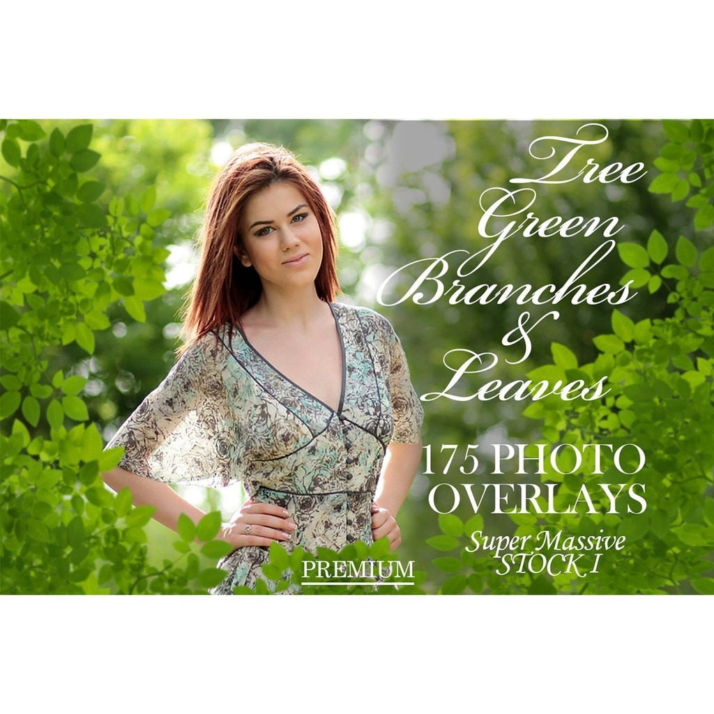 Green Tree Branches Overlays | PS Overlay | Shopee Malaysia