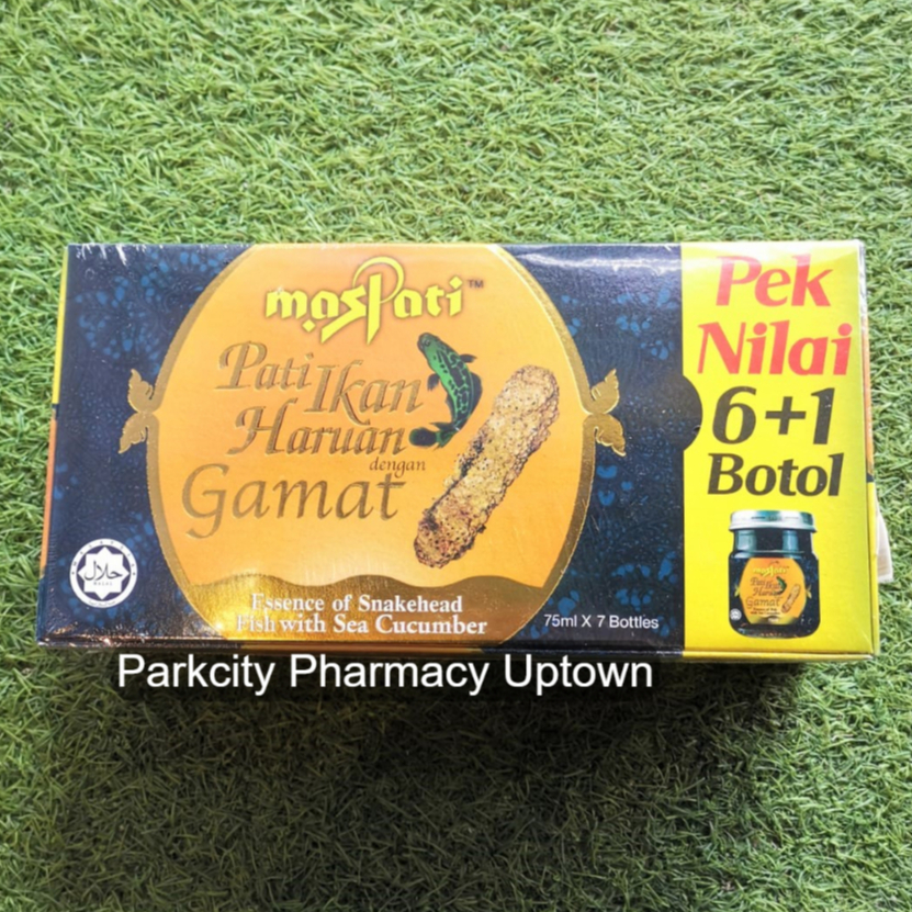 [Fragile] Maspati Pati Ikan Haruan Dengan Gamat (Essence Snakehead Fish ...