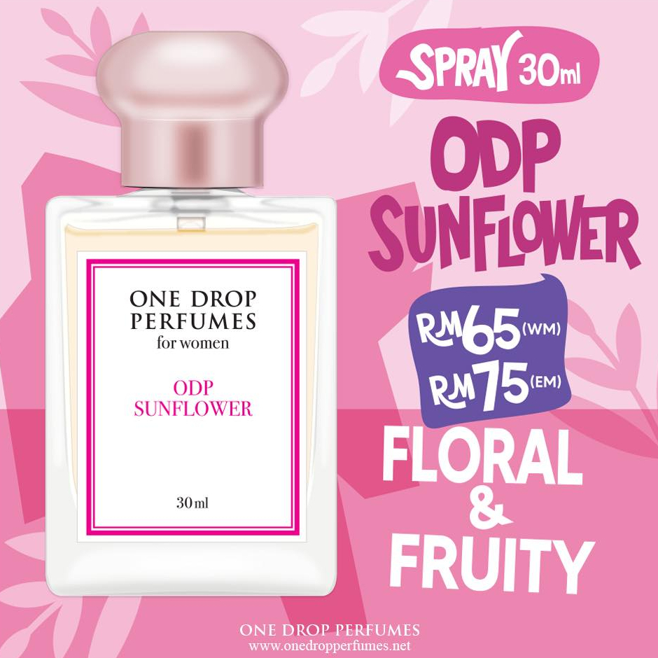 ONE DROP PERFUME 🌻 ODP SUNFLOWER - 30 ML 🌻 | Shopee Malaysia