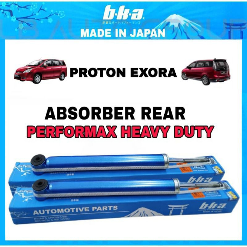 BKA JAPAN PERFORMAX PROTON EXORA ABSORBER REAR HEAVY DUTY SUSPENSION ...