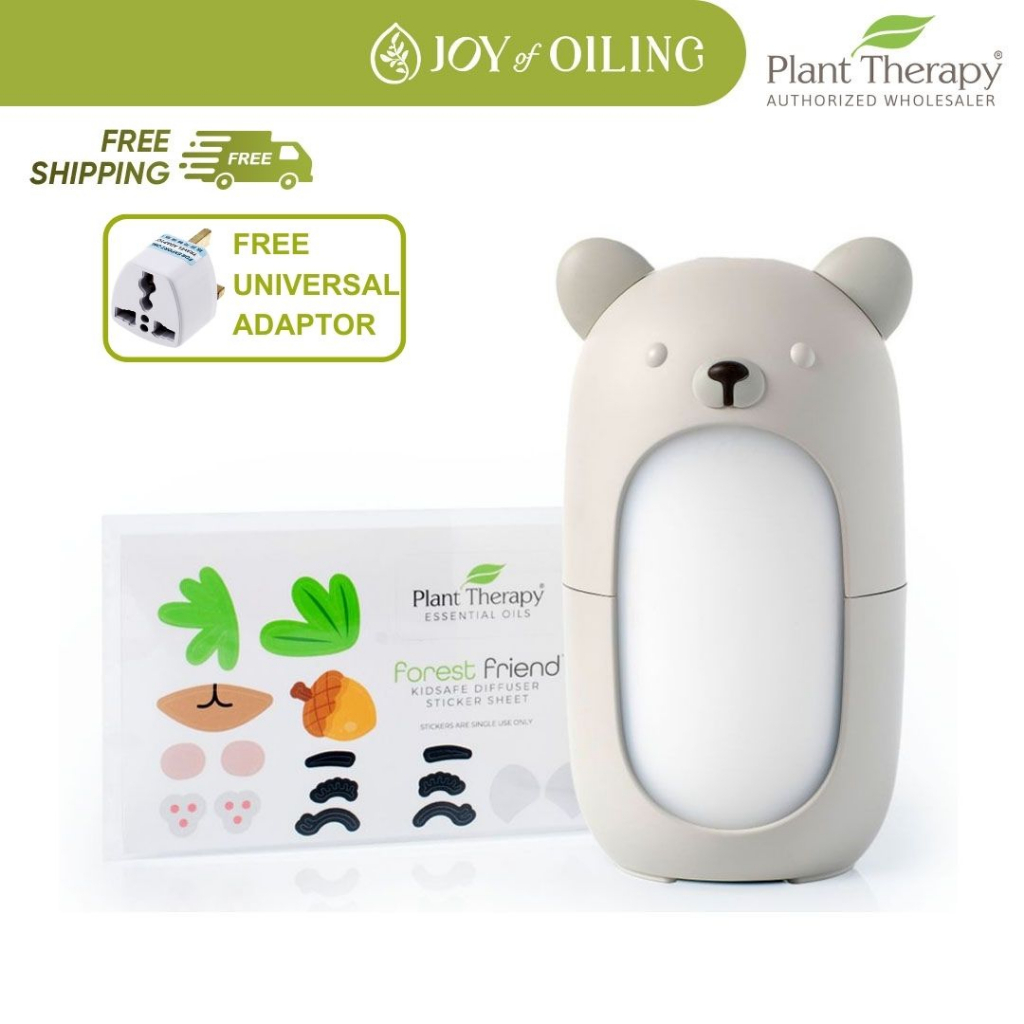 PLANT THERAPY Forest Friend KidSafe Diffuser with Sticker Sheet ...