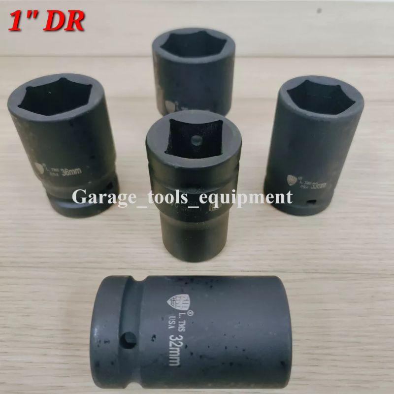 LTMS 1"DR Semi Impact Deep Socket 6Point 19MM ~ 55MM | CR-MO | Unit ...
