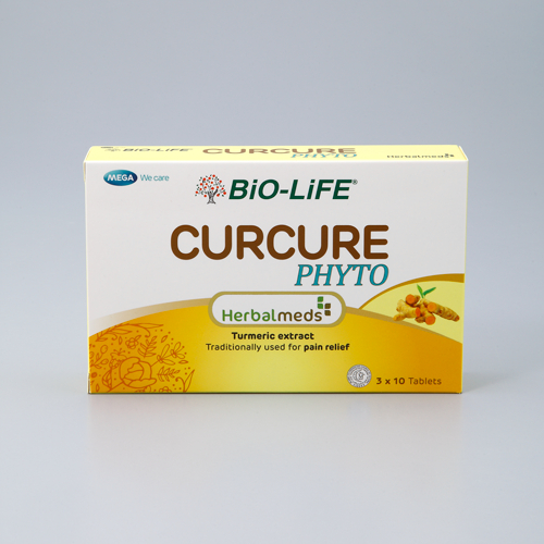 [EXP: 07/24] BIO-LIFE Curcure Phyto Tablets 30's (Turmeric curcumin ...