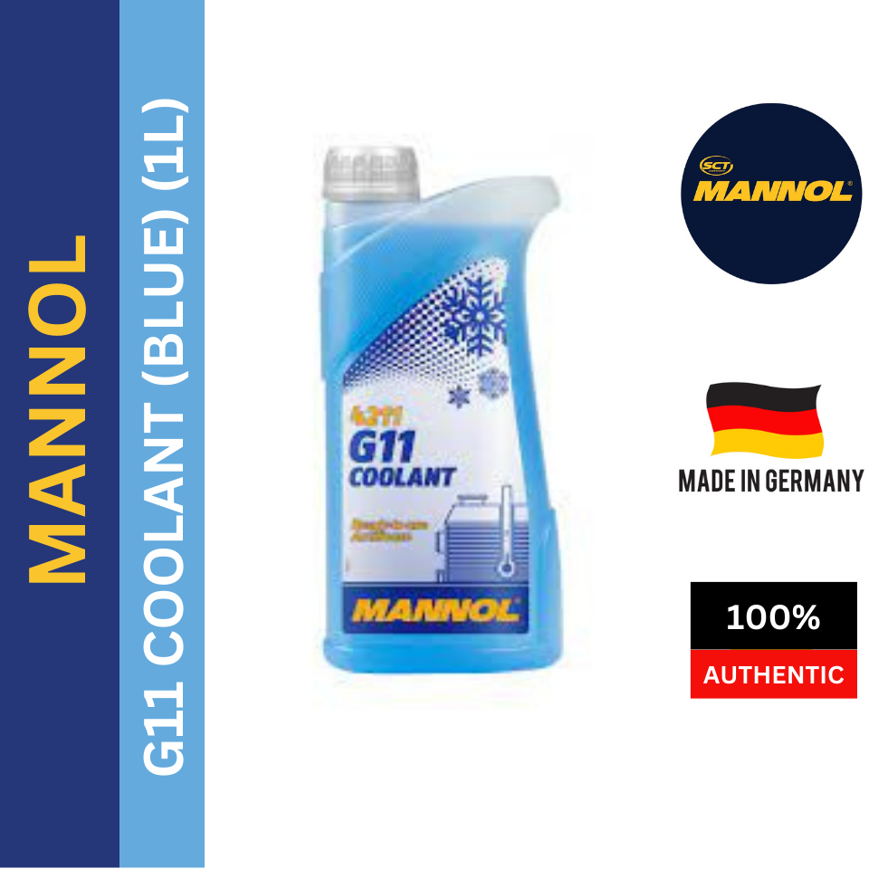 (MADE IN GERMANY) MANNOL MN4211 Antifreeze G11 (Blue) Synthetic Based ...